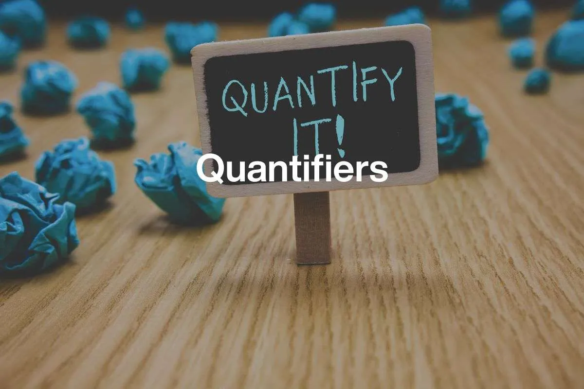 What are Quantifiers? - kuksha