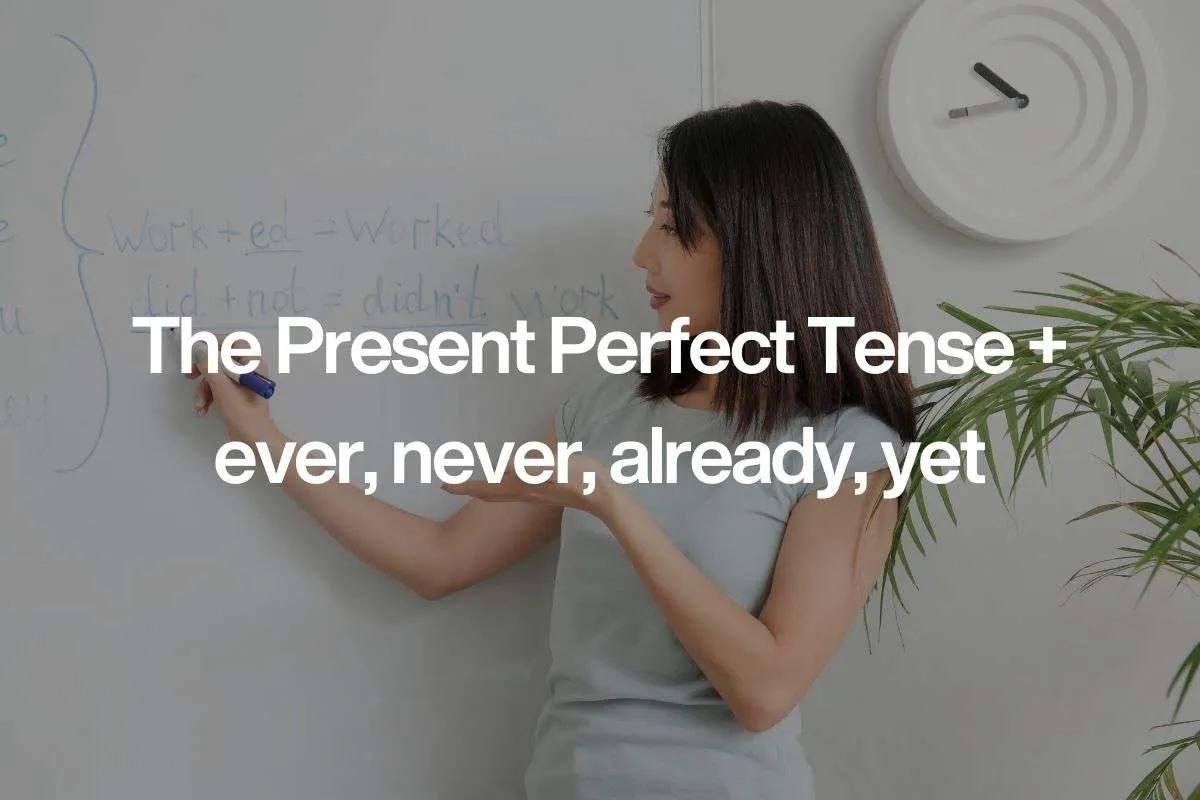 The Present Perfect Tense + ever, never, already, yet - kuksha
