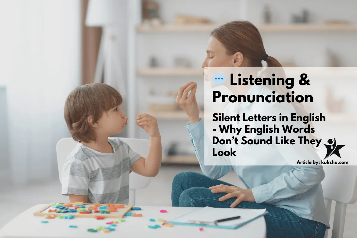 💬 Listening & Pronunciation: Silent Letters in English - Why English ...